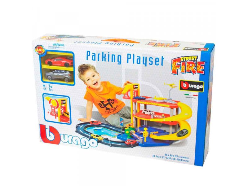 Burago siti garaza sa 2 autica | Igračke automobili, kamioni