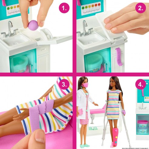Barbie Fast Cast Clinic 043446 | Barbie,Beauty setovi