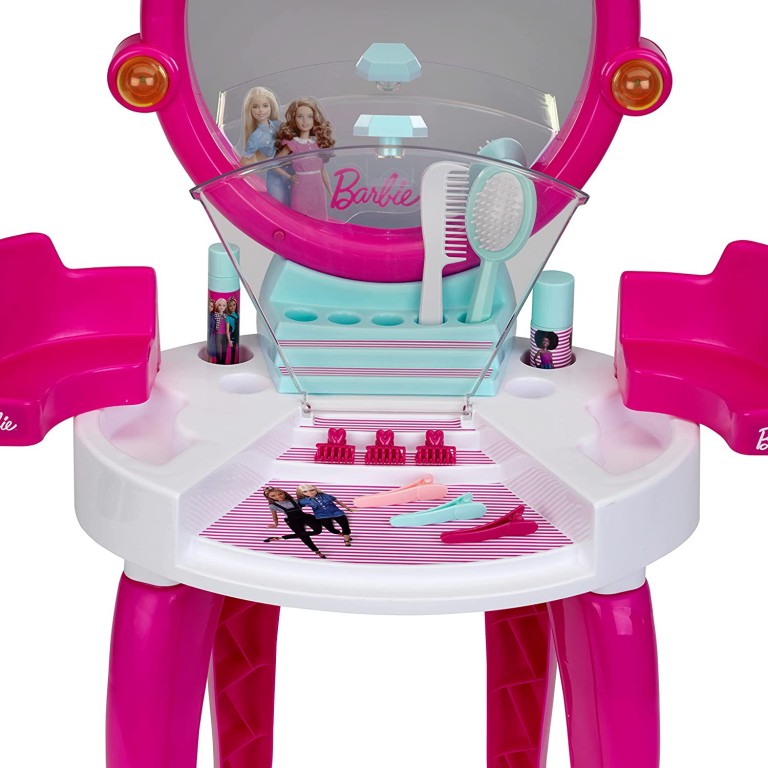 Toaletni sto Barbie sa tabureom sa svetlom i zvukom | Barbie,Beauty ...