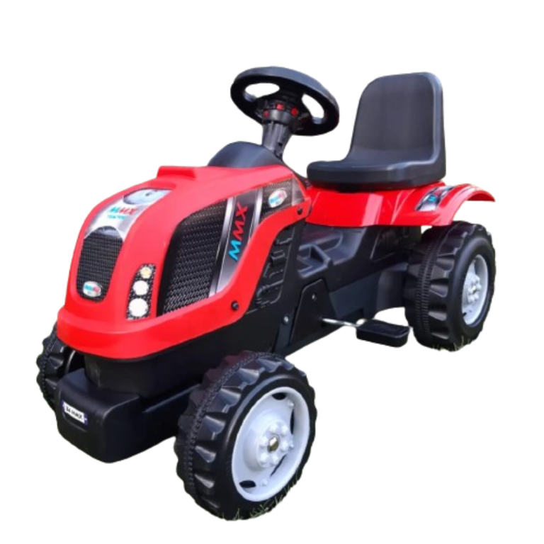 Traktor na pedale MMX crvena | Dečiji automobili na pedale