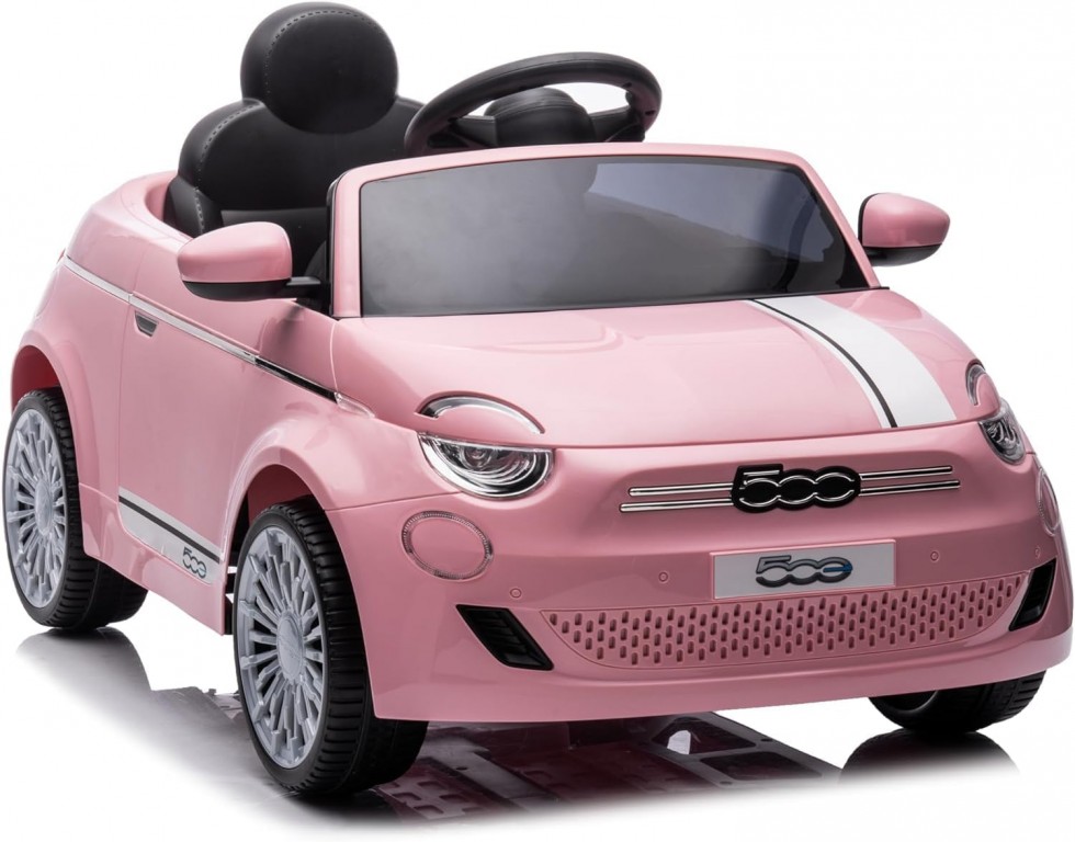 Fiat 500 auto za decu na akumulator 237 Rozi | Dečiji automobili na ...