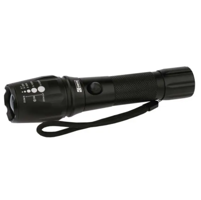 Baterijska lampa 5w led 300lm 3×aaa punjač 12v i 220v | Baterijske lampe