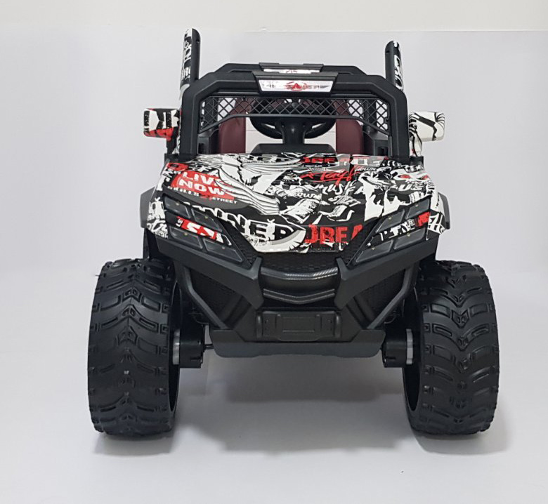 Bagi 1 Auto na akumulator crno beli | Dečiji automobili na akumulator