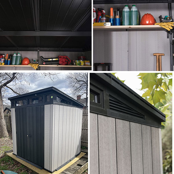 Baštenska kuća 9x7 Artisan siva Keter CU 236877 | Kućice i baštenski ...