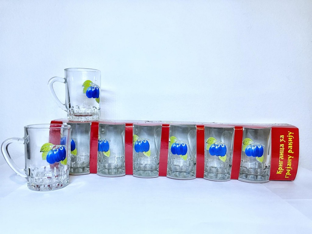 Čaša za vruću rakiju set 12 kom | Posuđe