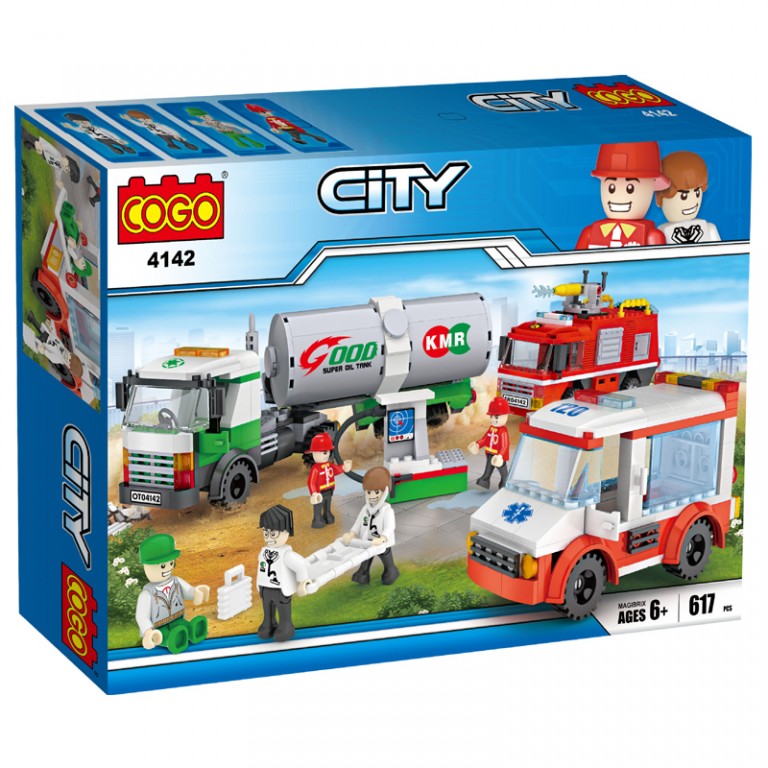 Cogo 4142 kocke 617 delova Spasioci | Kocke