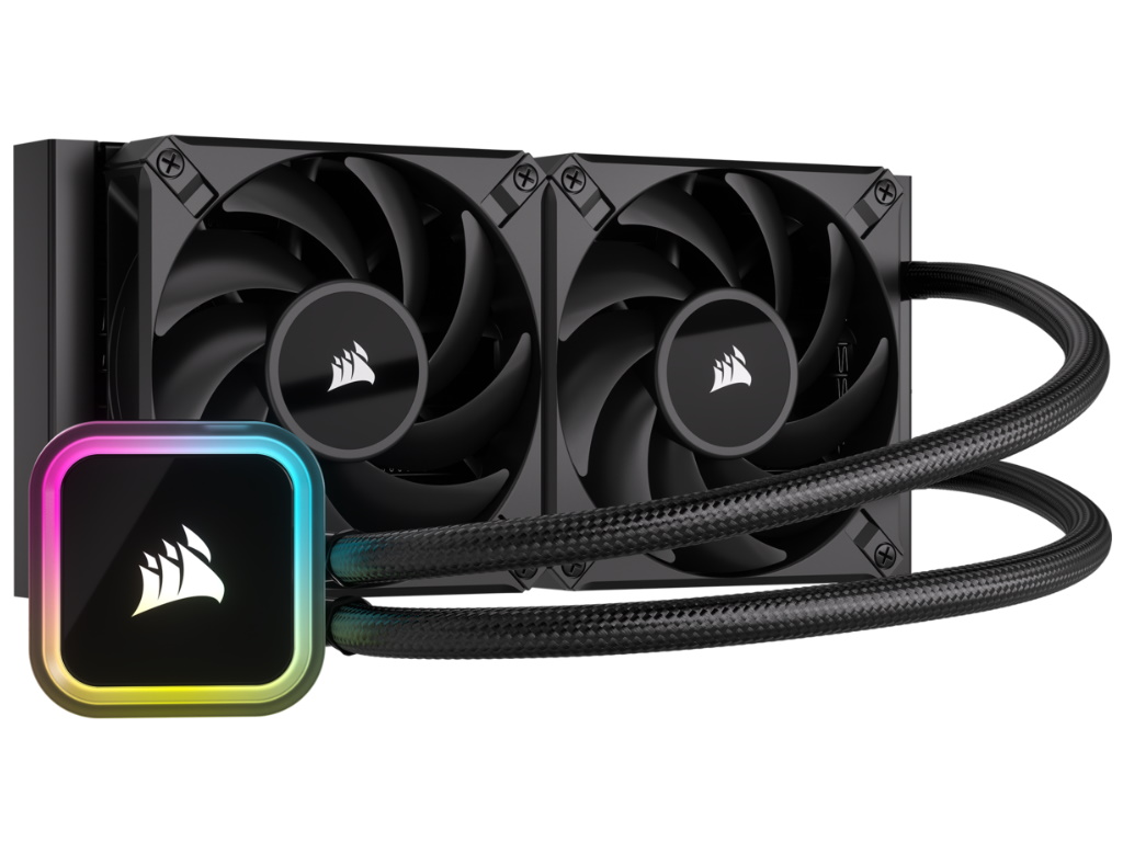 Kuler za PC CORSAIR iCUE H100i ELITE/RGB/120mm x 25mm/crna | Hladnjaci
