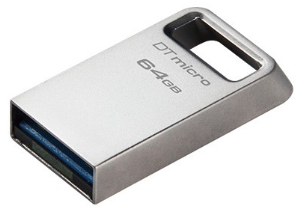 USB memorija KINGSTON DTMC3G2/128GB/DataTraveler Micro/3.2/srebrna ...