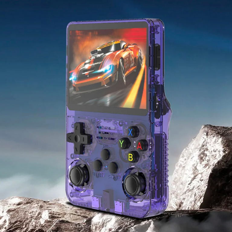 GAME MASTER R36S transparent ljubicasta | Konzole