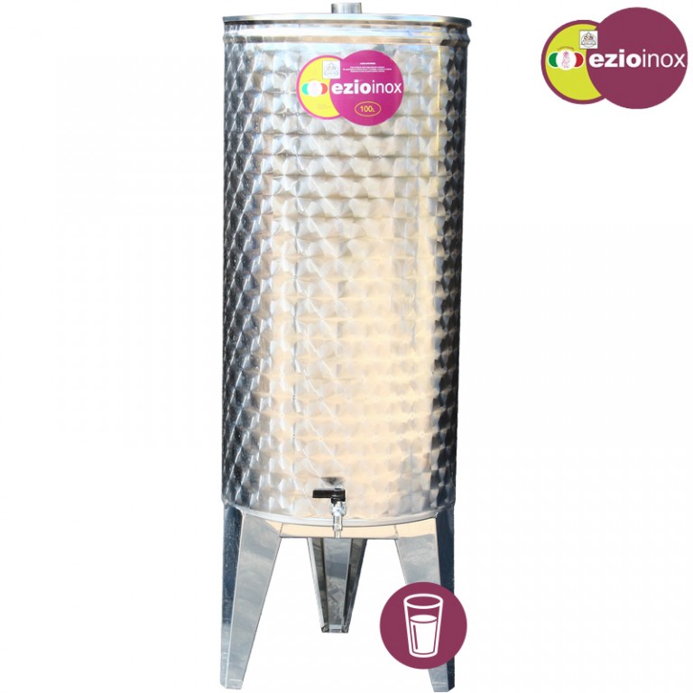 Inox bure za rakiju 100l | Bačve - burad za vino, rakiju | EzioInox