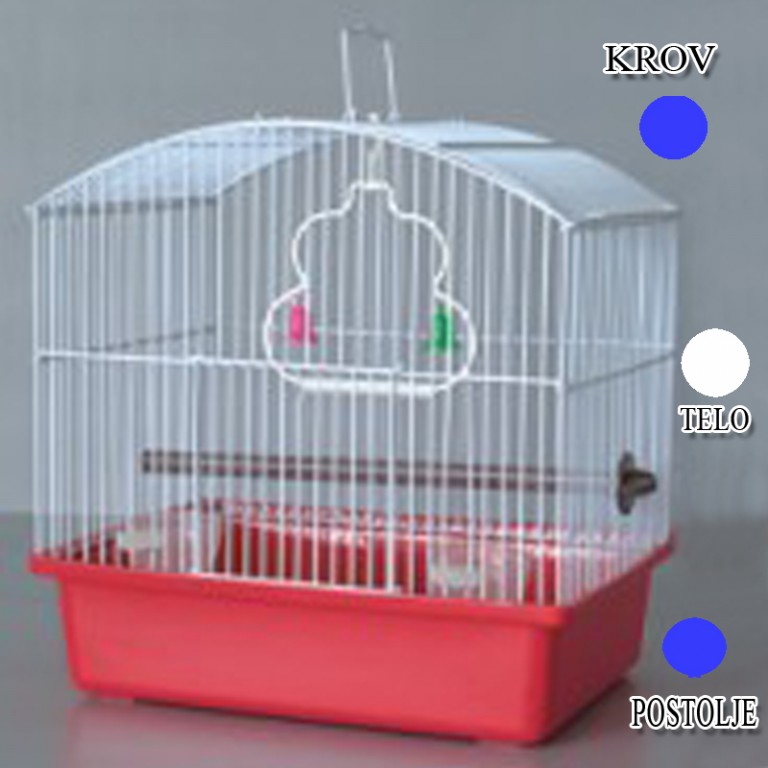 Kavez za ptice W044 plava i bela | Kavezi za ptice