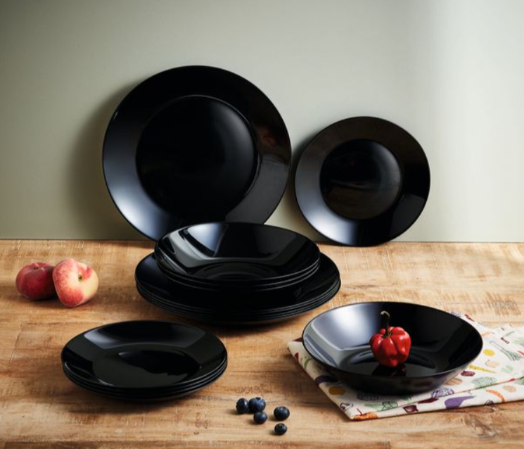 Set tanjira Luminarc zelie black 18/1 | Tanjiri i šoljice