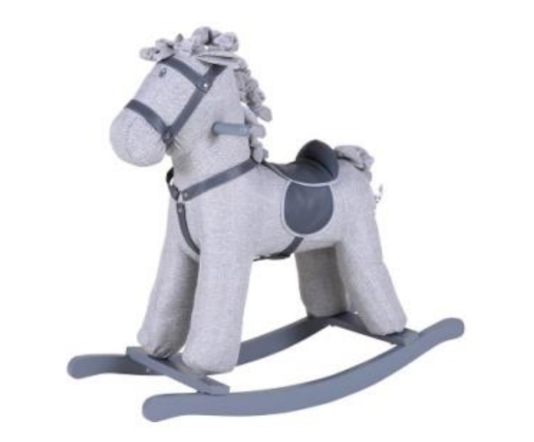Konj na ljuljanje pliš grey horse 405105 | Guralice, hodalice ...