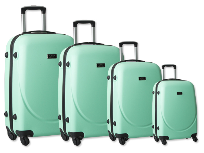 Set 4 ABS kofera Sanremo svetlo zelena | Koferi | Sazio