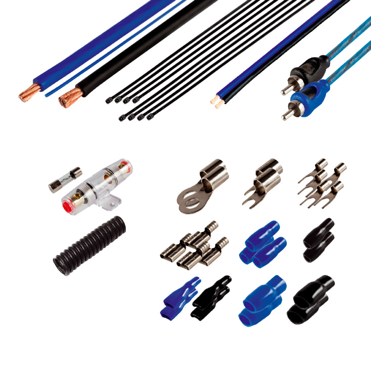 Set za povezivanje auto pojačala SA333 | Auto pojačalo