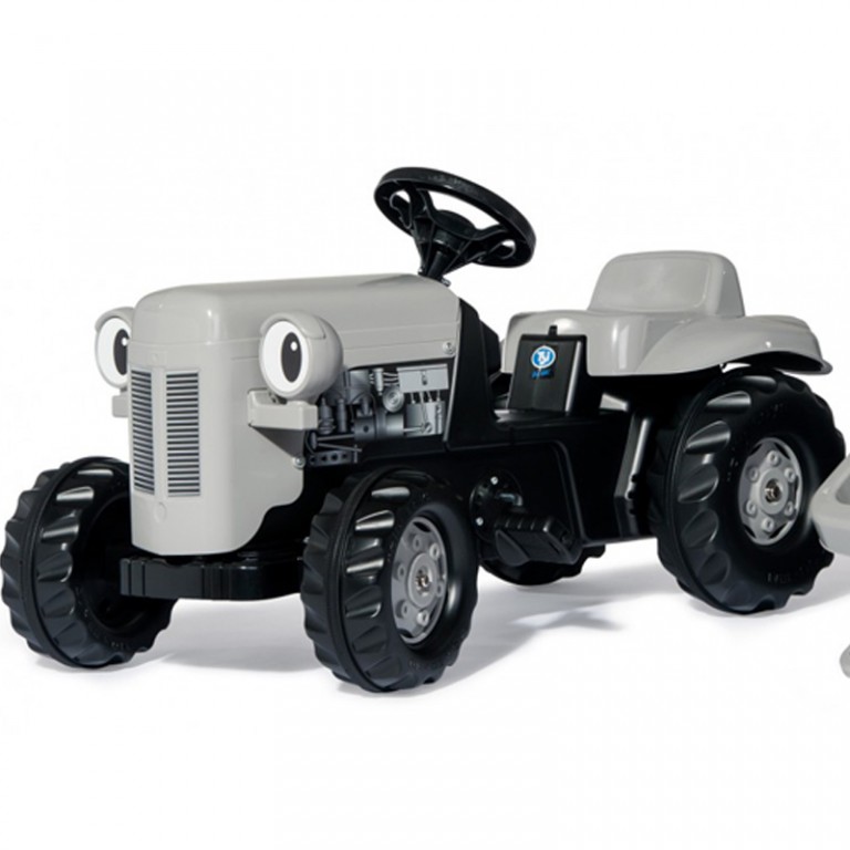 Traktor na pedale RollyToys Kid Grey Fergie sa prikolicom | Dečiji ...