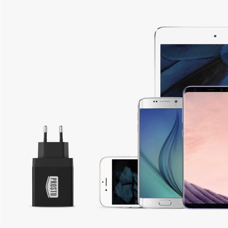Univerzalni brzi USB punjač Prosto 3A | Punjači za mobilne telefone ...