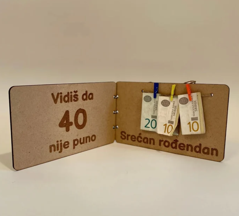 Čestitka za 40. rođendan | Pokloni razno