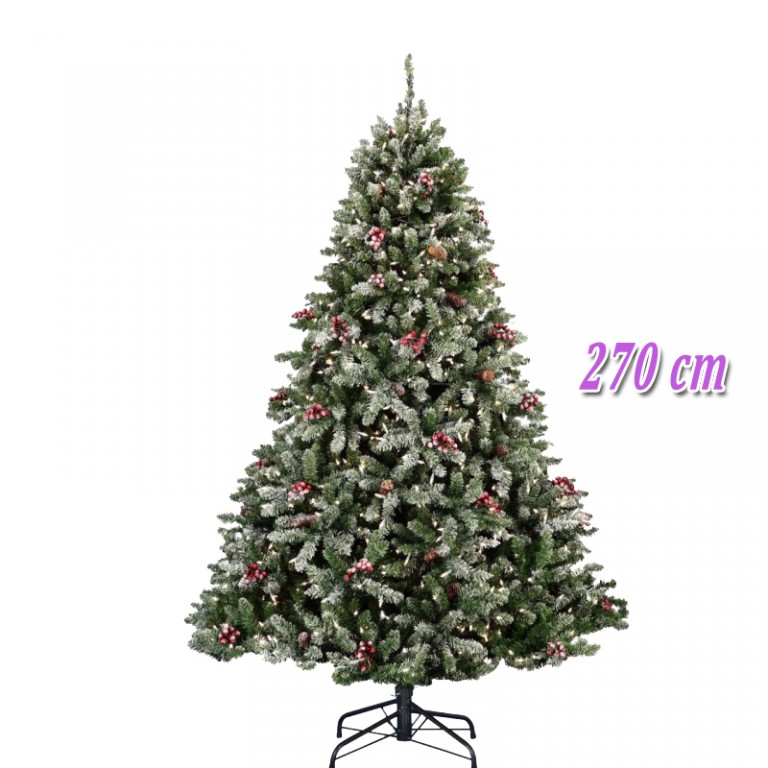 Novogodišnja Jelka Sa Snežnim Vrhovima Snowy 270 Cm - Novogodisnje ...