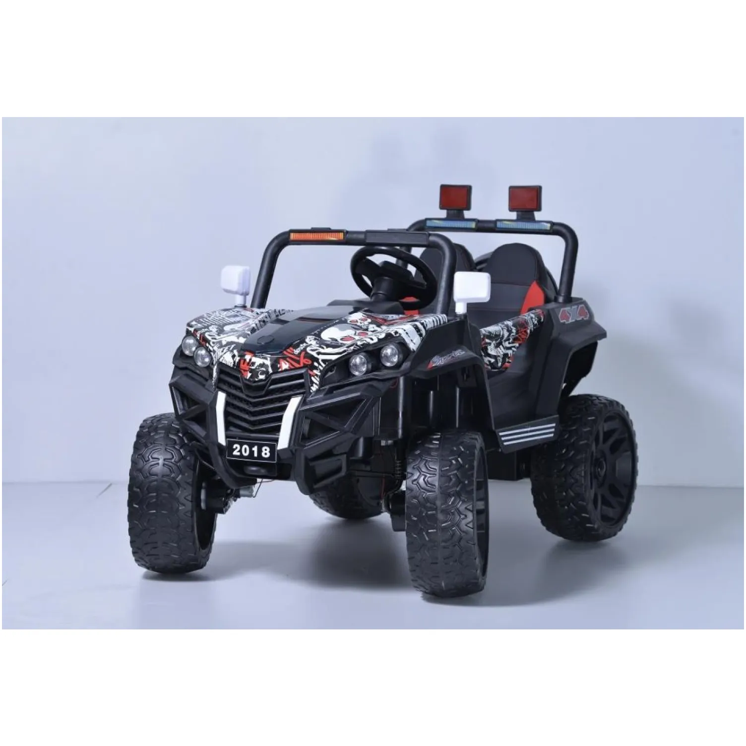 Bagi 2 Auto na akumulator crno beli 4X4 | Olimp Sport