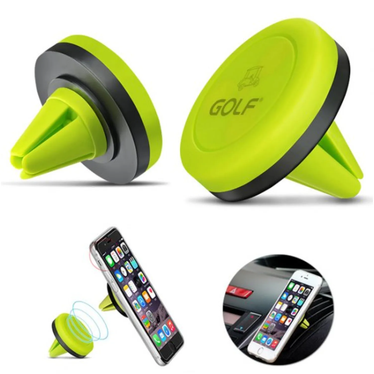 Držač za Mobilni/GPS magnetni GOLF CH02 green | Olimp Sport