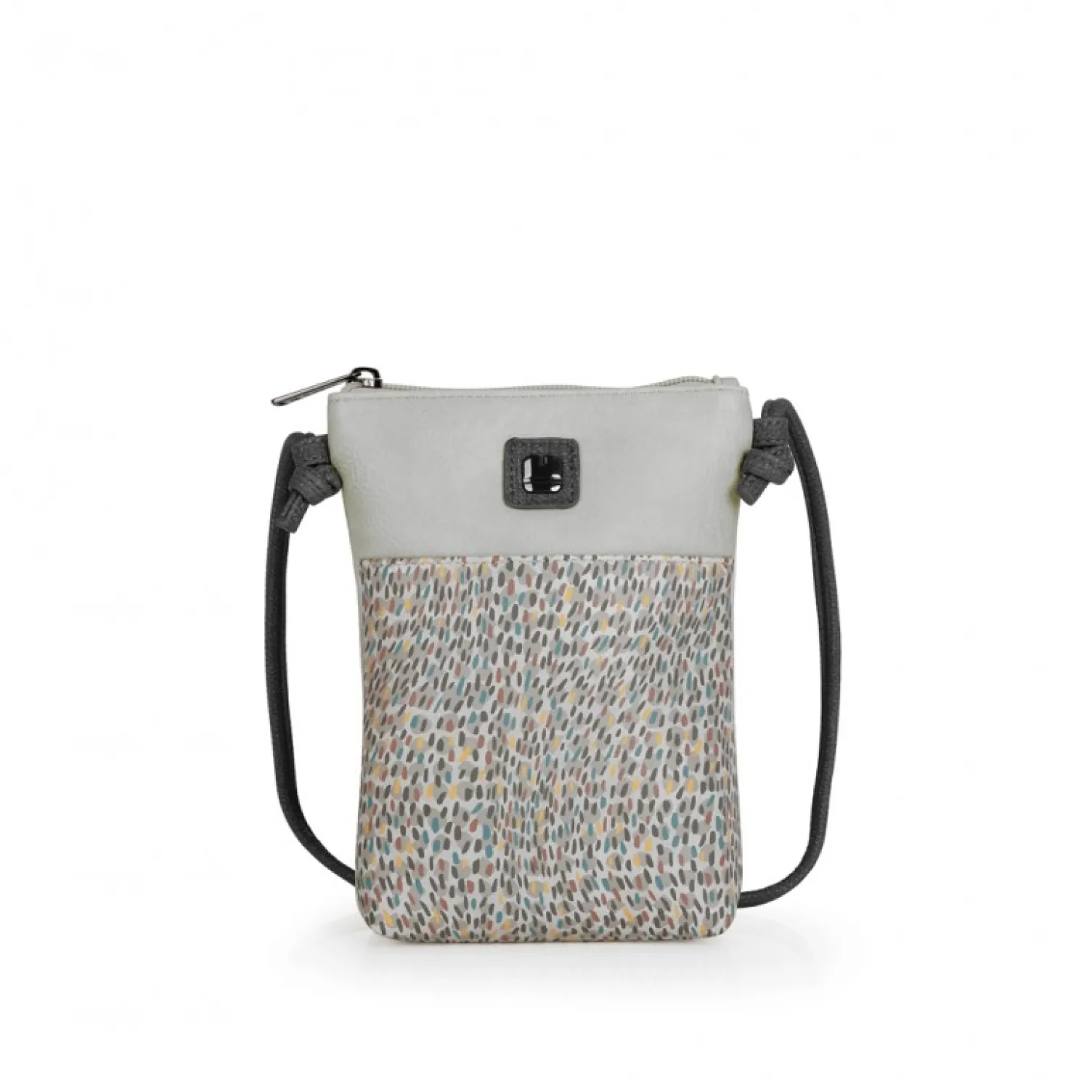 Torba na rame ženska mini 12x19x4 cm Nala Gabol siva | Olimp Sport