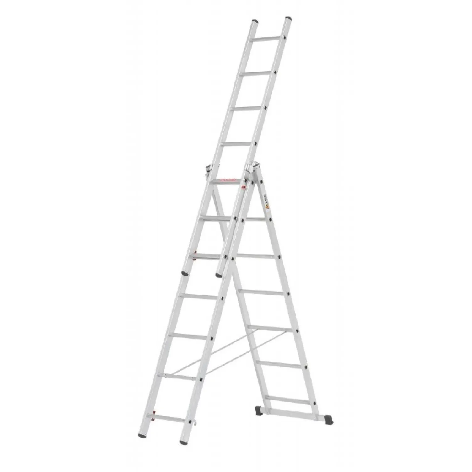 Merdevine aluminijumske profesional 3 x 11 | Olimp Sport