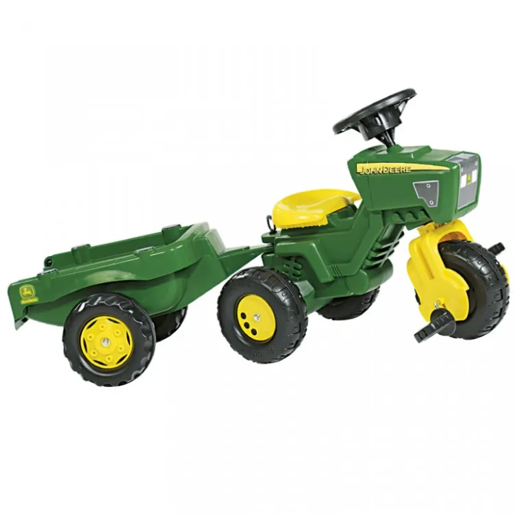 Traktor na pedale Trike sa prikolicom zeleni | Dečiji automobili na ...
