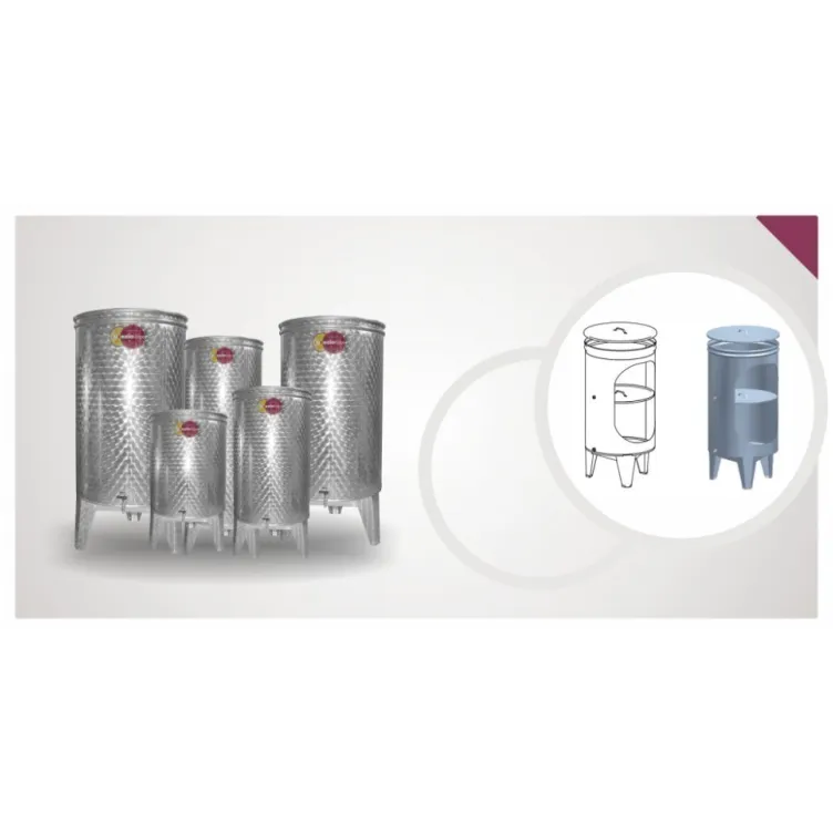 Bure za rakiju EZIO INOX 1000L | Bačve - burad za vino, rakiju | EzioInox