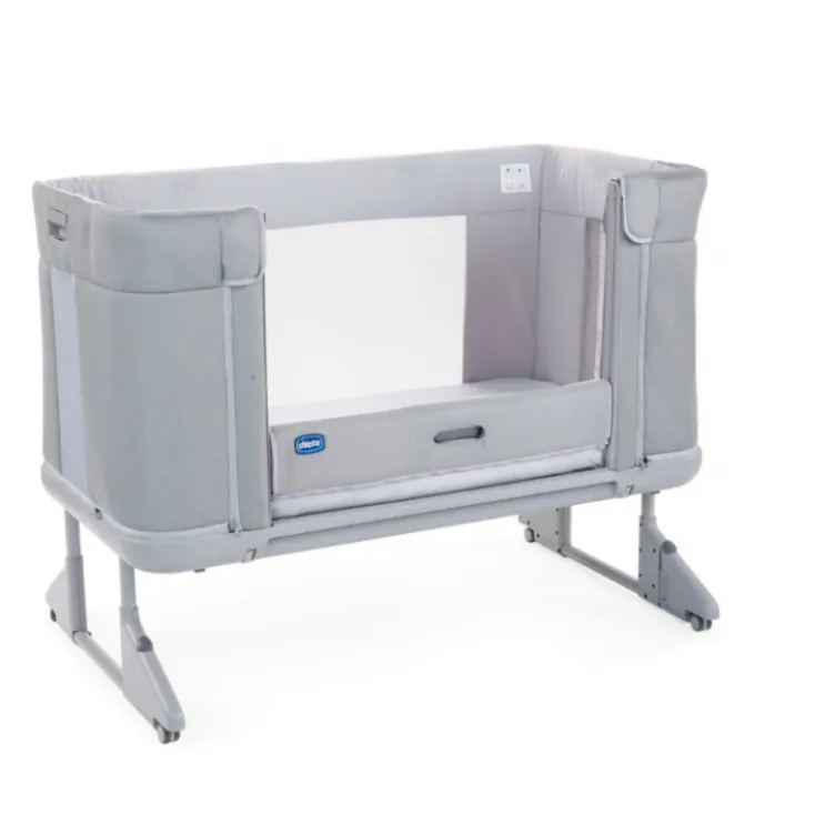 Chicco krevetac Next 2 Me Forever, Moon Grey | Prenosivi i drveni ...