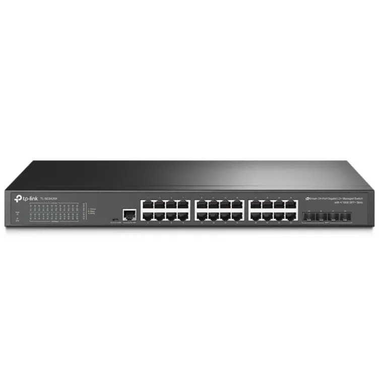 Switch TP-LINK TL-SG3428X Gigabit 24xGlan/4 10G SFP+/1 RJ45 Console ...