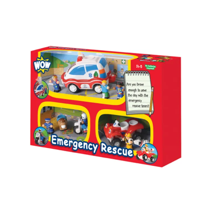 Igračka set 3u1 WOW Emergency Rescue | WOW igračke | WOW