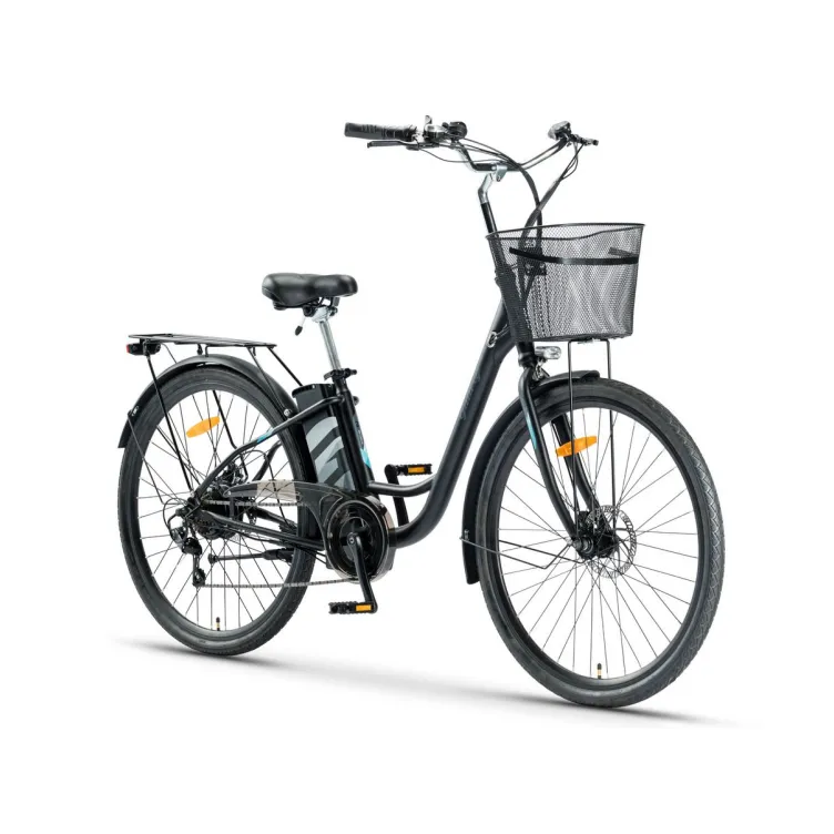 Električni bicikl 28" BARCELONA (250W 36V/10.4Ah lithium) crna MAT ...