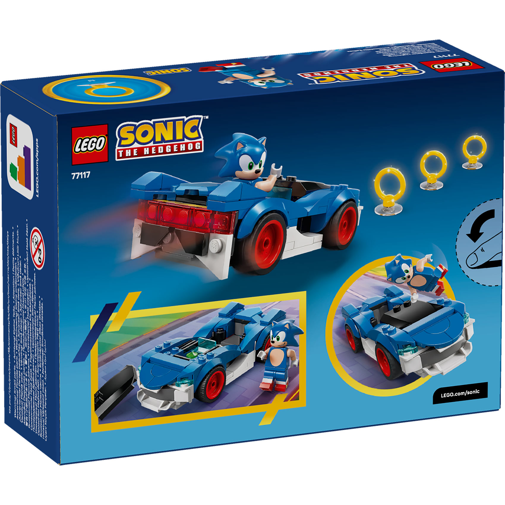 77117 Sonic automobil: Munja Zvezda brzine | Lego kocke